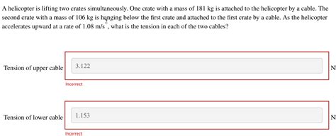 Solved Two Blocks Masses M1105 Kg And M20493 Kg Are