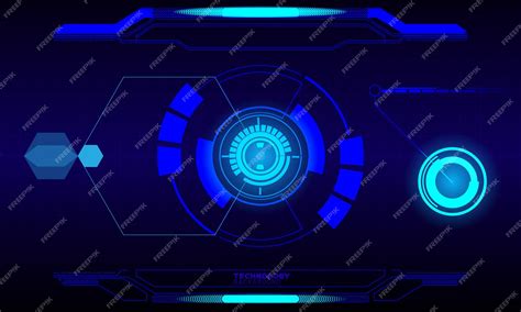 Premium Vector Technology Background Neon Effect Circuit Board Concept Hi Tech Digital