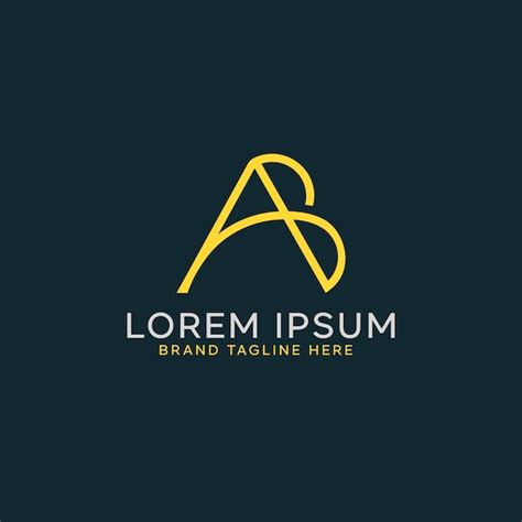 Premium Vector Flat Letter Ab Ba A Combination Logo Template