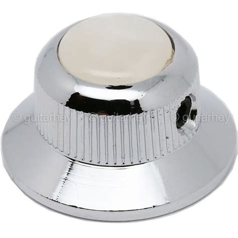New 1 Q Parts Ufo Guitar Knob Kcu 0752 W Acrylic White Reverb