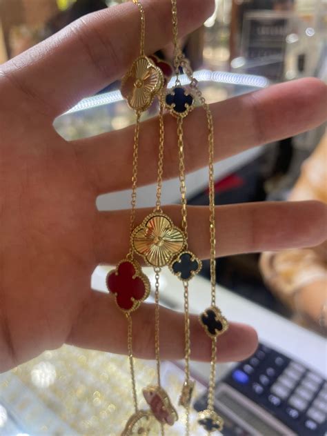 Cadena Van Cleef Oro 10k Blatcad