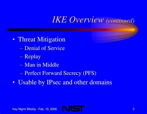 PPT The IKE Internet Key Exchange Protocol PowerPoint Presentation ID 698910
