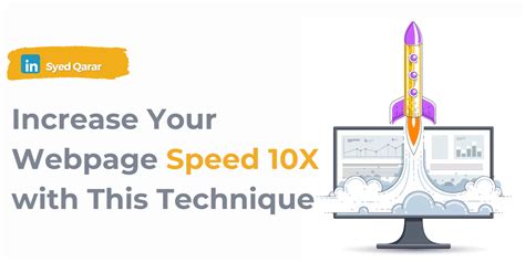 Increase Your Webpage Speed 10x With This Technique