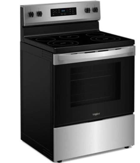 Whirlpool 30 Inch Electric Range With Steam Clean Wfes3330rs