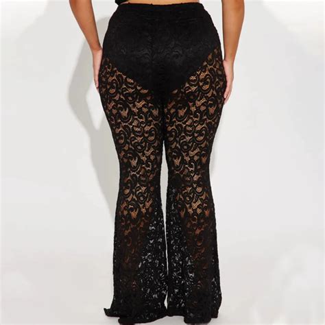 Black Lace Flare Pants Perth Hurly Burly