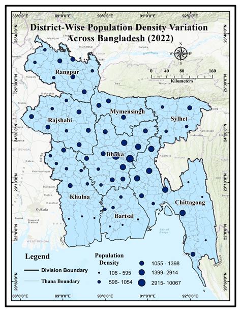 Gis Mapping Populationdensity Bangladesh Urbanplanning… Amit Paul