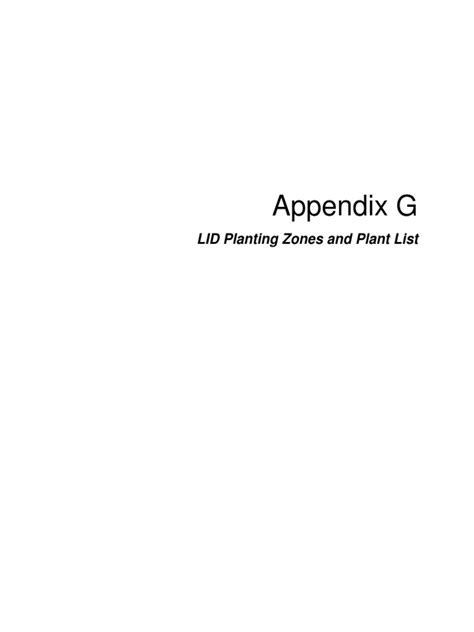 Low Impact Development Plant List Bioswales Pdf Surface Runoff