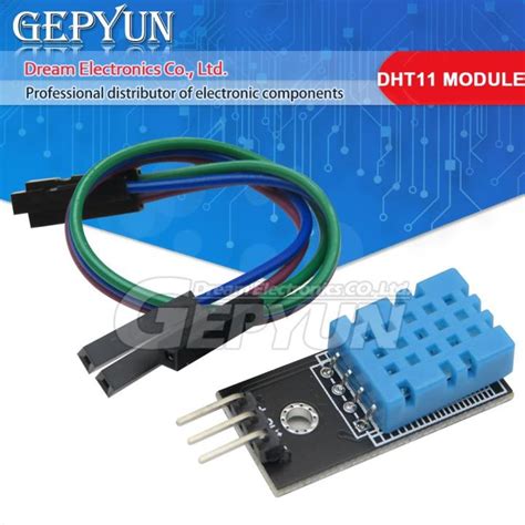 Dht11 With Cable Dht 11 Temperature And Relative Humidity Sensor Module For Arduino Lazada