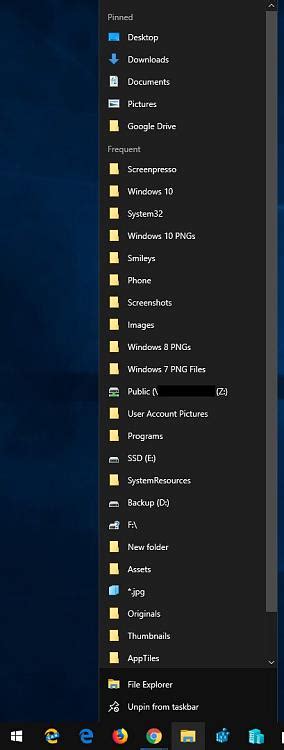 Change Maximum Number Of Items In Jump Lists In Windows 10 Page 3
