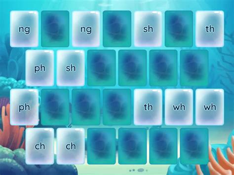 Homework Diagraph Revision Matching Pairs