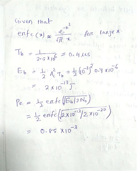 Solved A Binary Fsk System Transmits Data At The Rate Of 25 Times