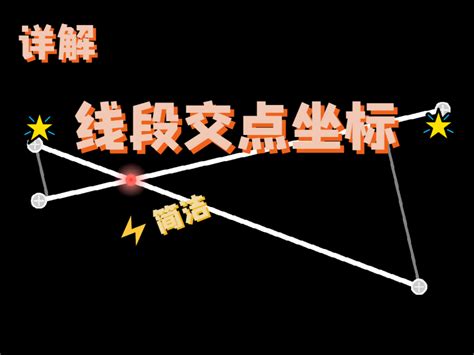 Scratch 详解 之 线性→代数之——求两线段交点坐标坐标轴两条线段求交点 Csdn博客