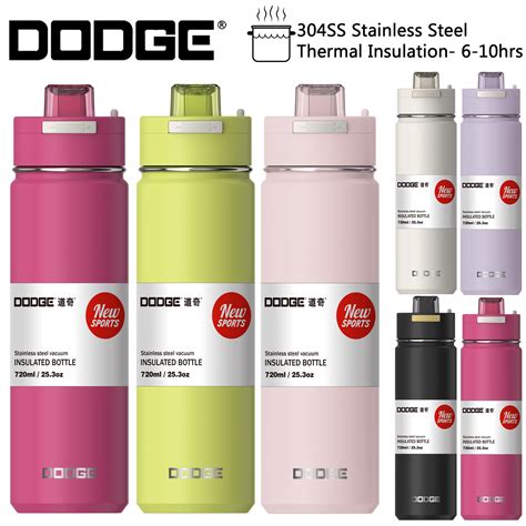 Dodge 720ml Sport 304ss Stainless Steel Vacuum Flask Thermos Water Bottle Shopee Malaysia