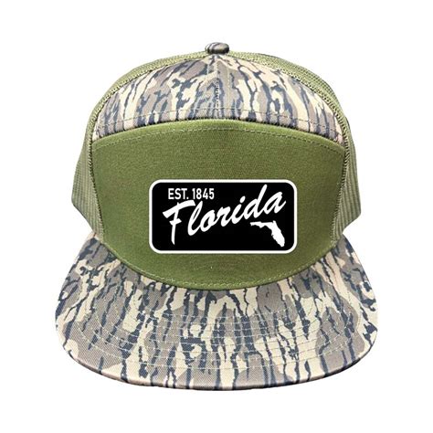 Lowcountry Comfort Florida Patch Hat Palmetto Moon