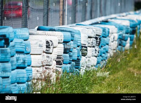 Wheel Traffic Transportation Racing Stack Arena Old Obsolete Rubber Stock Photo Alamy