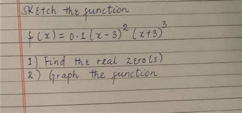 solved sketch the functionf x 0 1 x 3 2 x 3 31 ﻿find the