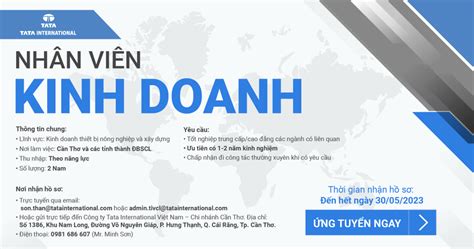 Tuyển dụng nhân viên kinh doanh