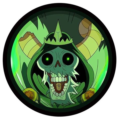 The Lich Time Icon Cartoon Art Lich