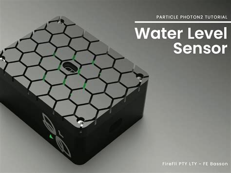 Water Level Sensor A Particle Photon 2 Tutorial