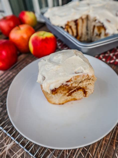 Vegan Apple Cinnamon Sweet Rolls Fragrant Vanilla Cake