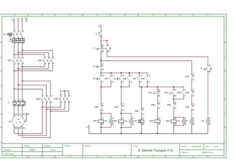 Esquema Arranque Estrella Triangulo Con Inversion De Giro Pdf