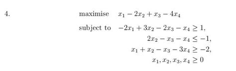 Solved For Each Equation With An Artificial Variable Choose