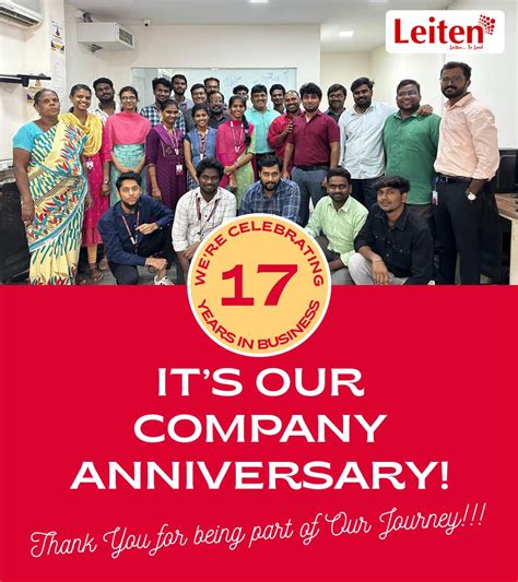 Leitentechnologies Companyanniversary Leiten Technologies Private Limited