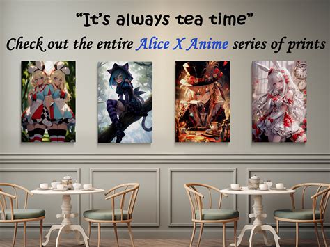 Playful Alice Alice X Anime Banzaiarts Series Alice In Wonderland