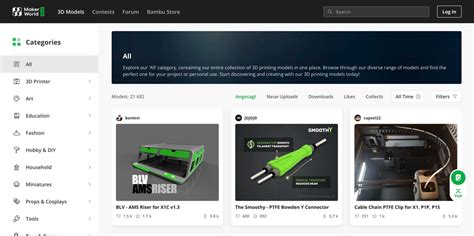 Makerworld 3d Model Platform From Bambu Lab Has Been Launched