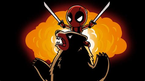 Badass Deadpool Wallpaperhd Superheroes Wallpapers4k Wallpapers
