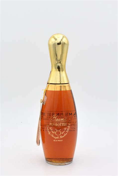 Jim Beam Beams Pin Bottle Kentucky Straight Bourbon Fineliquors