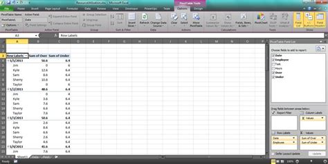 Resource Utilization Excel Template