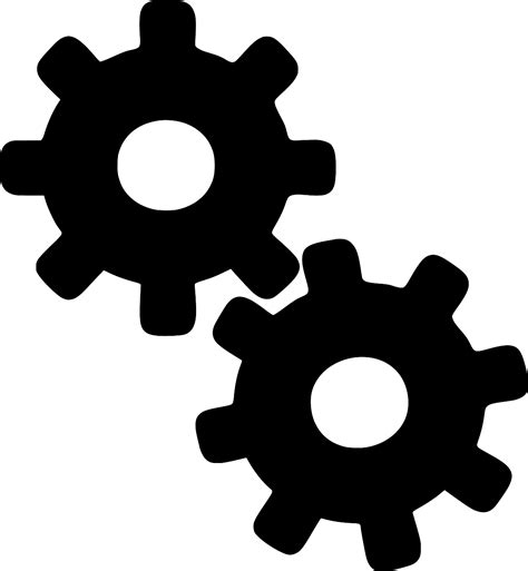 Svg 기어 엔진 기계의 구리 무료 Svg 이미지 및 아이콘 Svg Silh