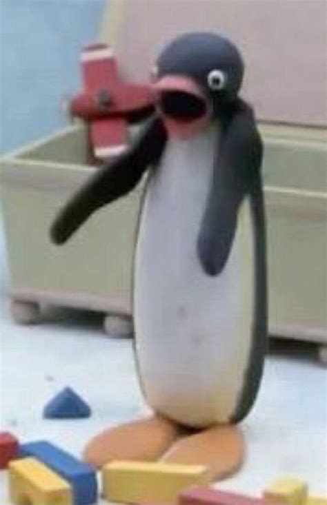 Gasping Penguin Blank Template Imgflip