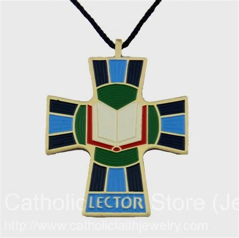 Lector Or Reader Cross Pendant