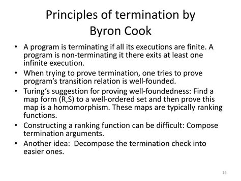 Ppt Proving Termination Conditions Powerpoint Presentation Free