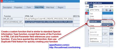 Oaf Screen In Self Service Hrms Without Programming Part 2