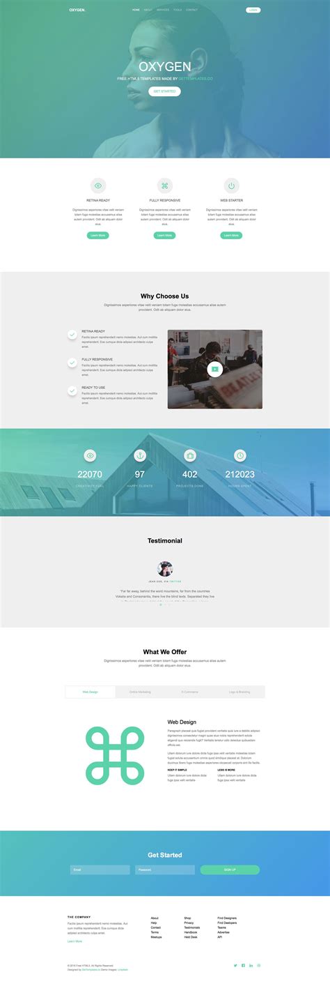 Free Css Website Templates With Drop Down Menu Detrester