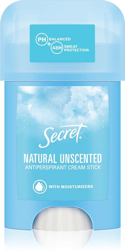 Secret Unscented крем-антиперспирант | notino.bg