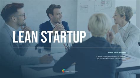 Lean Startup Business Presentation Ppt