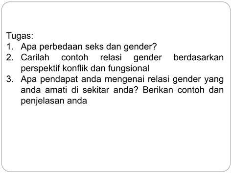 Sex Vs Gender Ppt