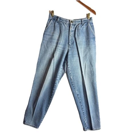 Vintage Stefano International Sportswear Acid Wash Mom Jeans 80s Womens