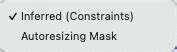 Ios Add New Constraints Checkboxes And Fields Are Disabled Stack Overflow