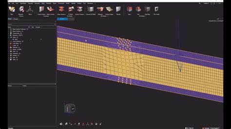 HyperWorks Map Displacements From Result File Using Fields YouTube