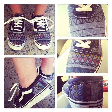 Vans Diy Vans Diy Clothes Vans Old Skool Sneaker