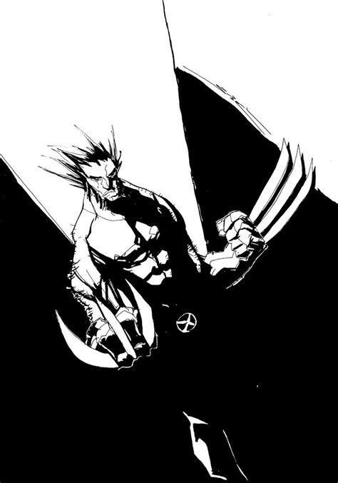 Wolverine Black And White Dc Comics Vs Marvel Superhero Art Comic