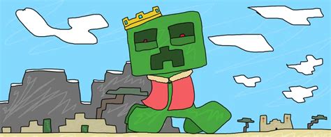 Smol King Creeper Drawing