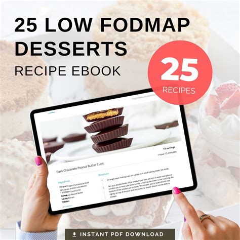 25 Low Fodmap Dessert Recipes Low Fodmap Recipe Book Ebook Created