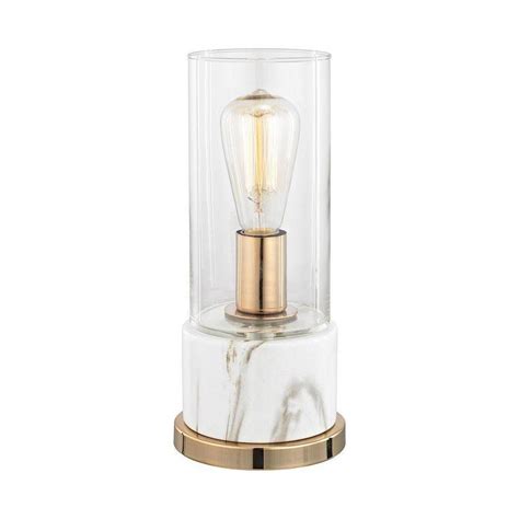 Marble And Gold Object Desk Lamp