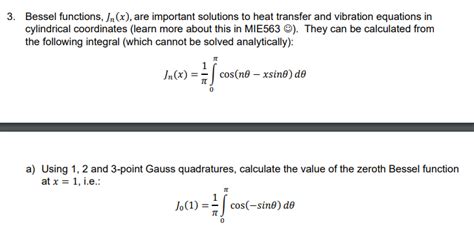 solved bessel functions jn x ﻿are important solutions to